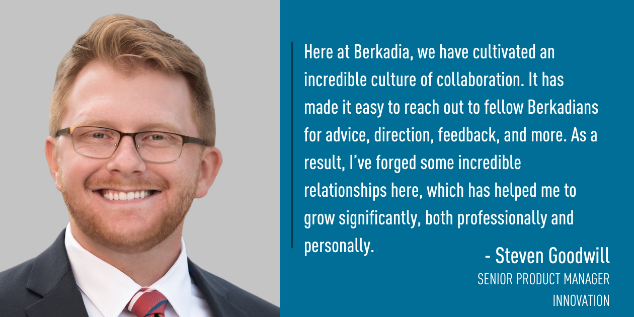 Be Berkadia Spotlight: Steven Goodwill - Berkadia